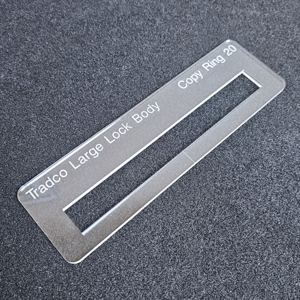 Tradco Large Lock Templates – Lockcarpentry Shop