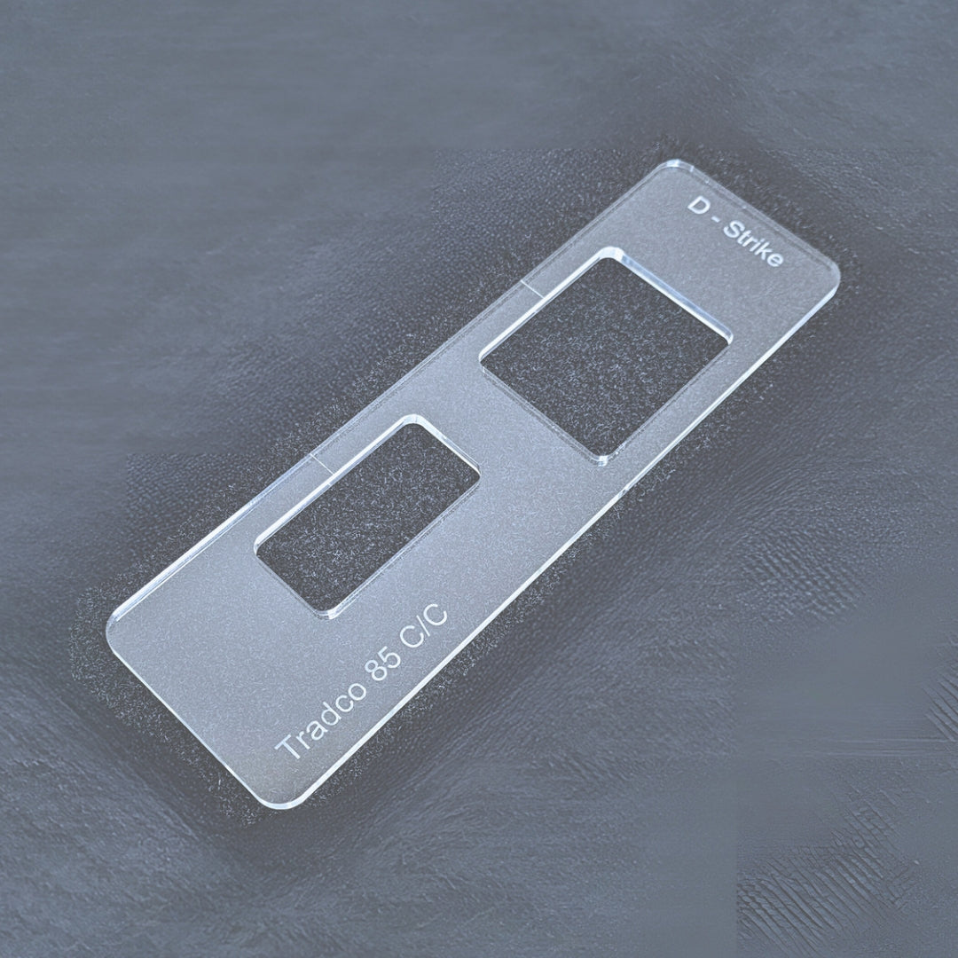 Tradco/Iver Latch and Privacy Bolt Templates – Lockcarpentry Shop