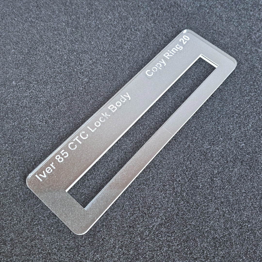 Iver 85 CTC Lock Templates – Lockcarpentry Shop