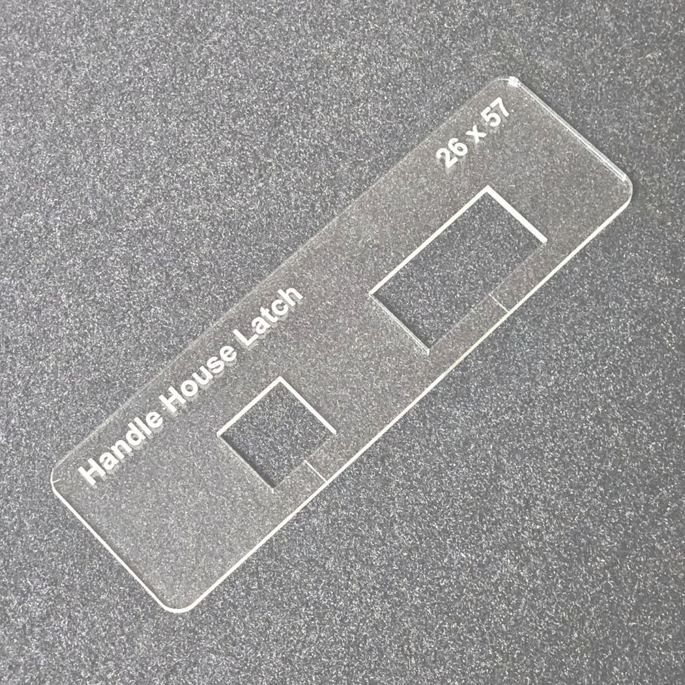 Handle House Latch Jig Template – Lockcarpentry Shop