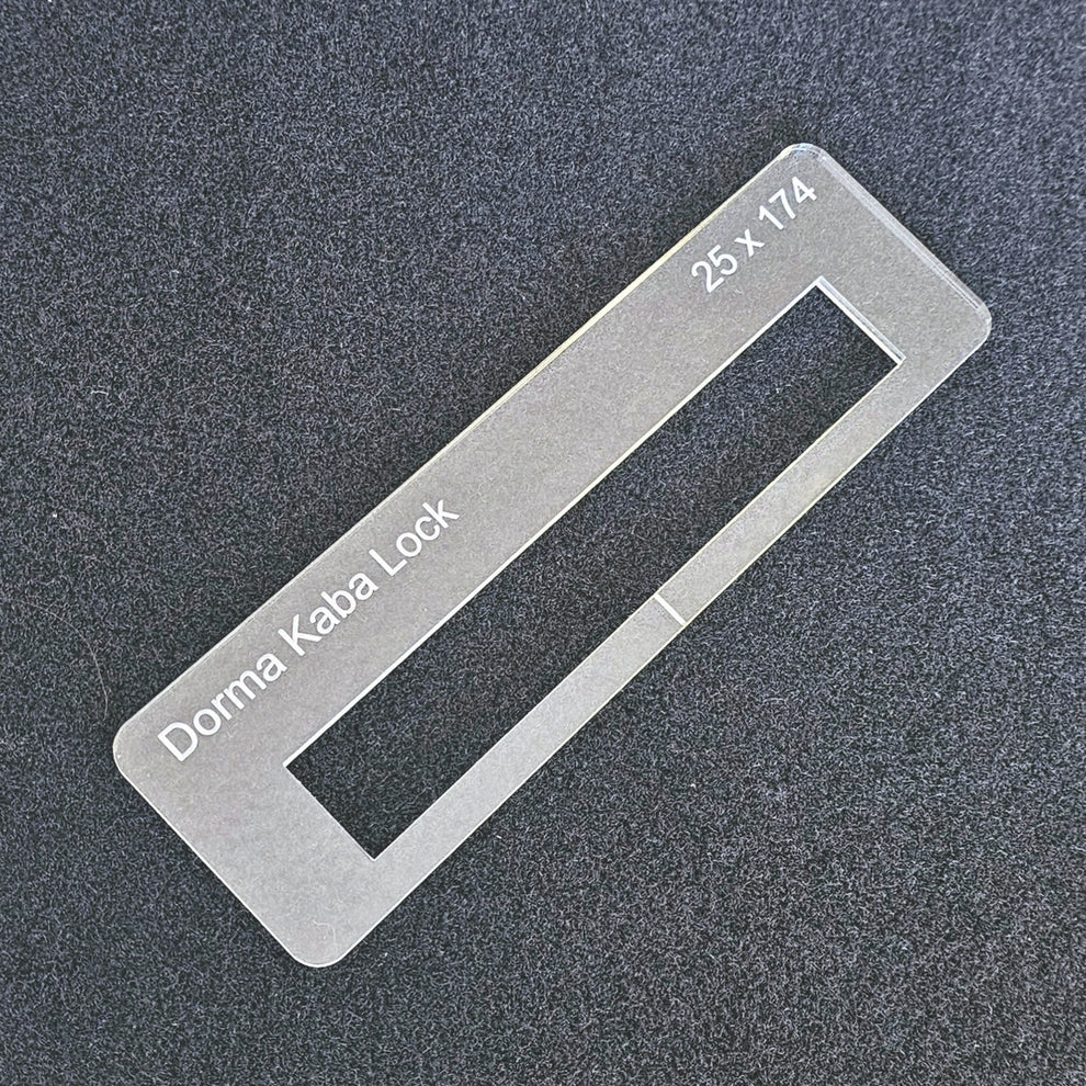 Dorma Kaba Lock Template – Lockcarpentry Shop