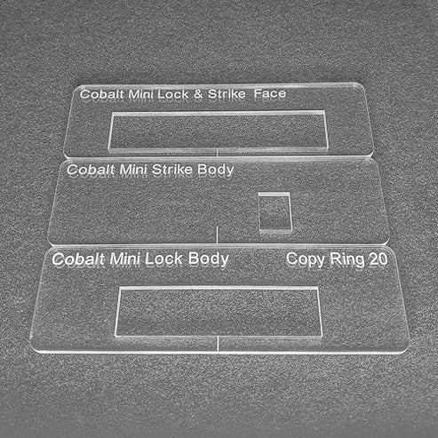 Cobalt Mini Lock + Strike Templates – Lockcarpentry Shop