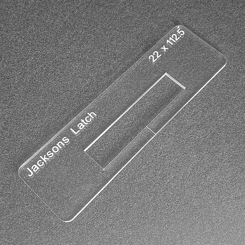 Jacksons Latch Templates – Lockcarpentry Shop